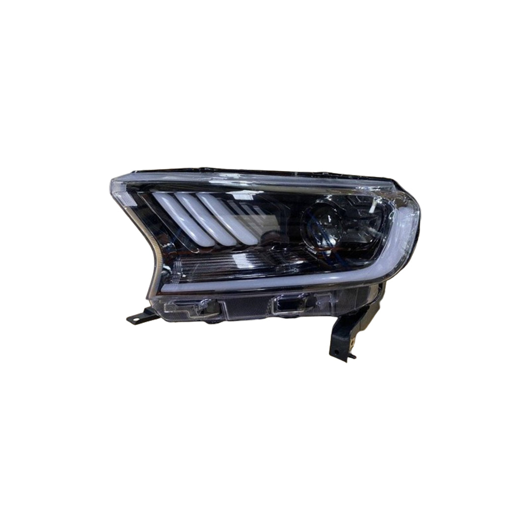 LED MUSTANG HEAD LIGHT SUITS FORD RANGER / RAPTOR / EVEREST PX2,3 2015 ...
