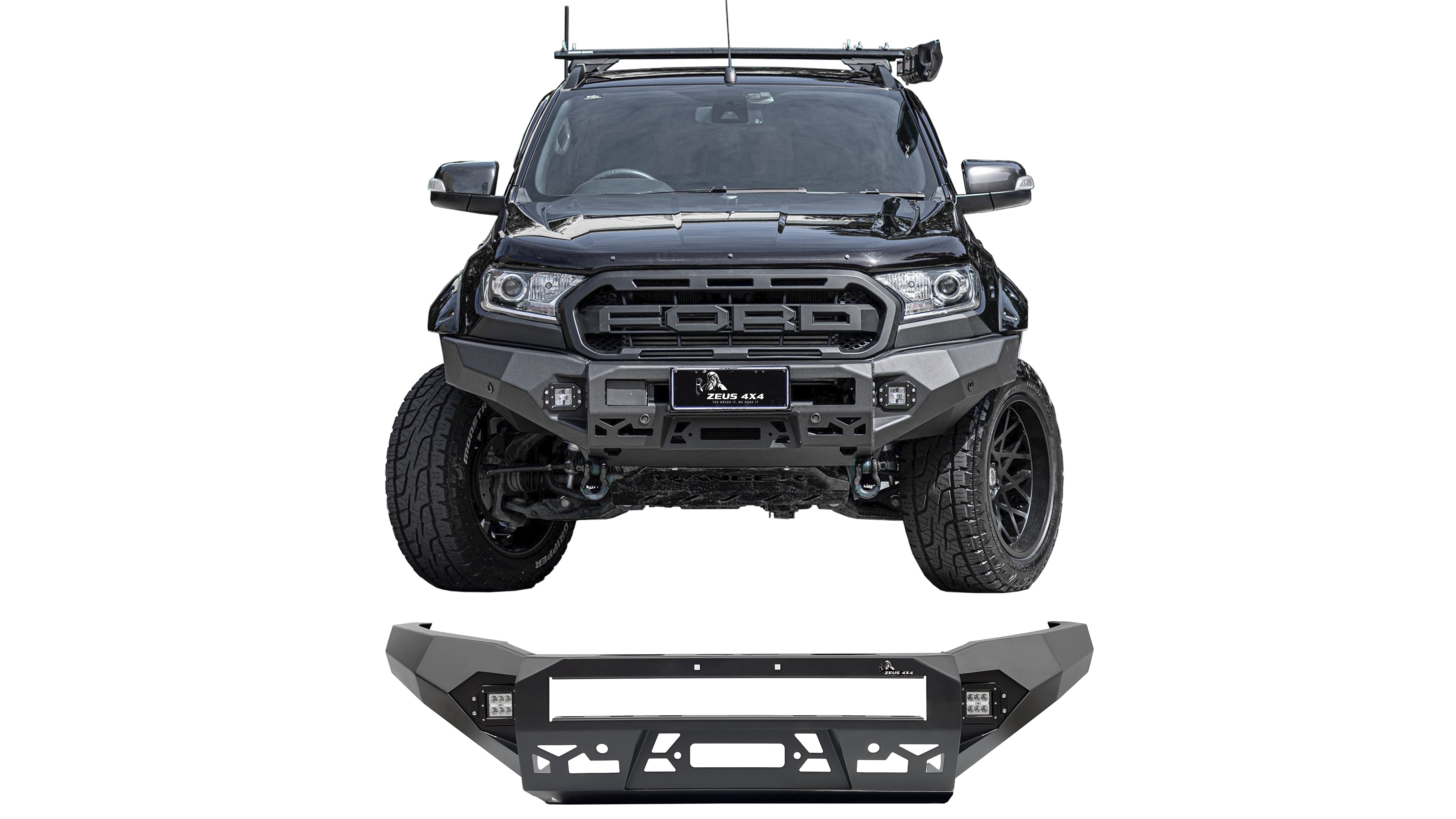 FORD RANGER BULL BAR 2016-2021 – Zeus 4x4 Accessories