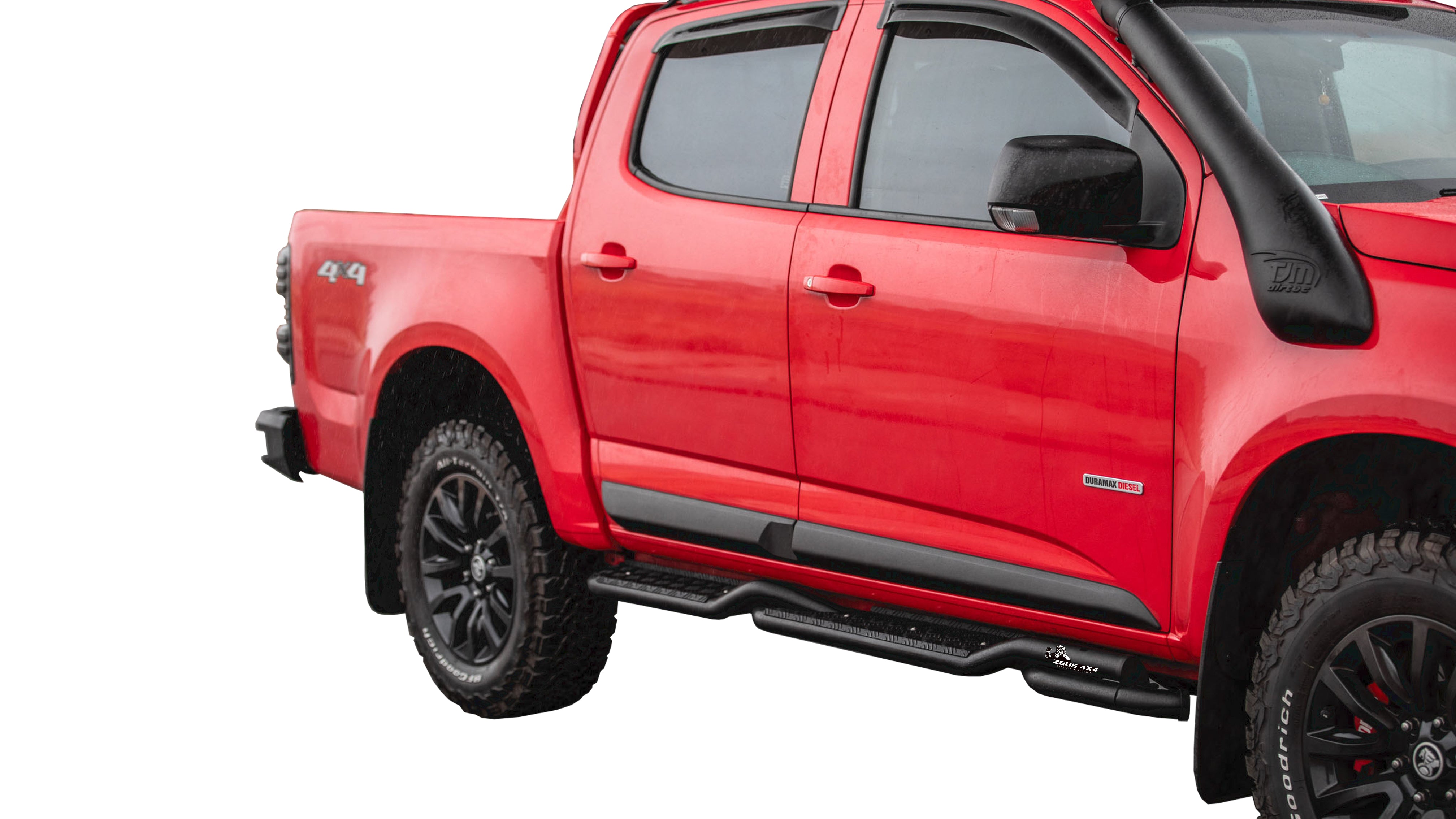 C2 Heavy Duty Steel Side Steps HILUX/RANGER/NAVARA/DMAX – Zeus 4x4 ...